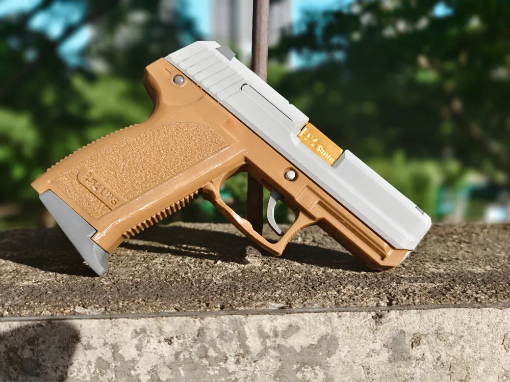 HK UPS compact 9mm Toy pistol - Free 3D Print Model - MakerWorld