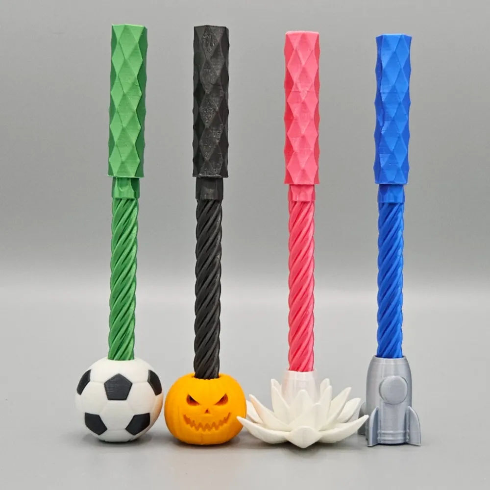Customizable Snap-On Fidget Pen - Free 3D Print Model - MakerWorld