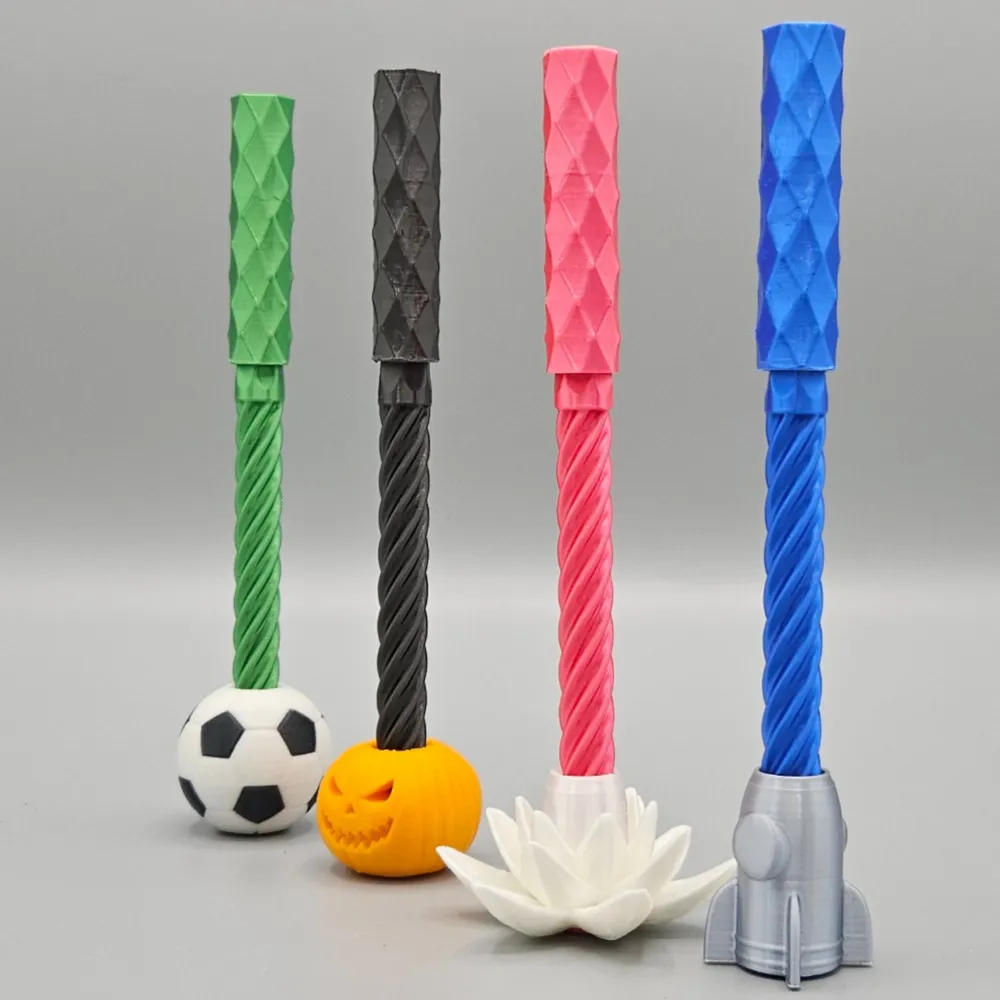 Customizable Snap-On Fidget Pen by Adeltne MakerWorld: Download Free 3D ...