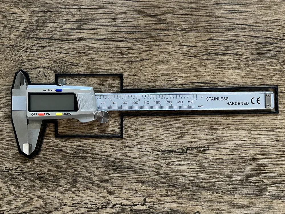 Gridfinity Bin for Digital Caliper by Turbopstros MakerWorld: Download ...
