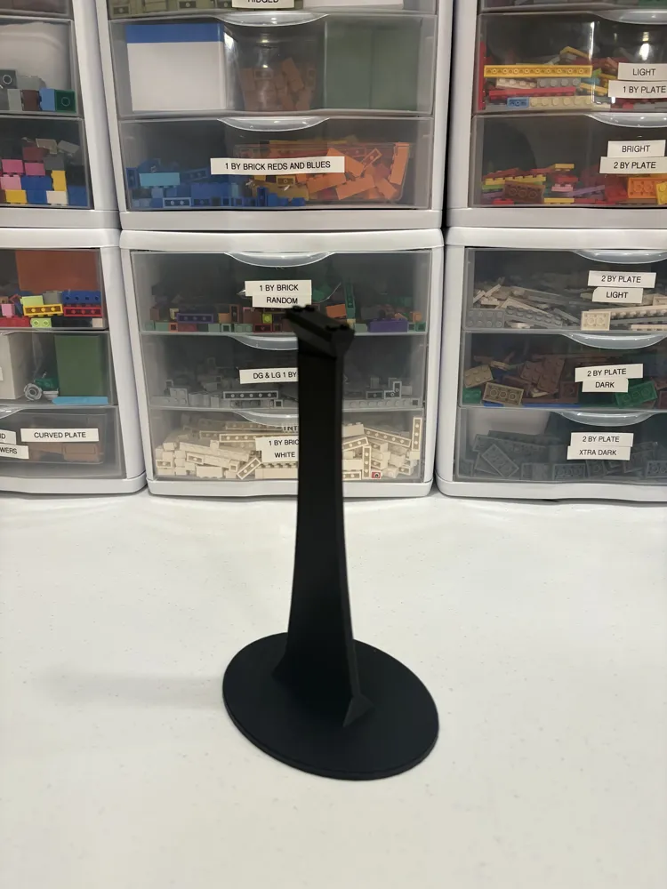 200 mm slanted building block ship display stand - Free 3D Print Model ...