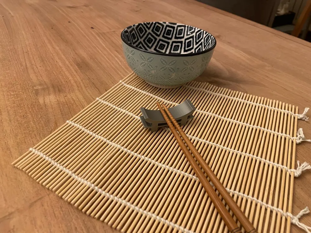 Chopstick Stand/Rest - Free 3D Print Model - MakerWorld