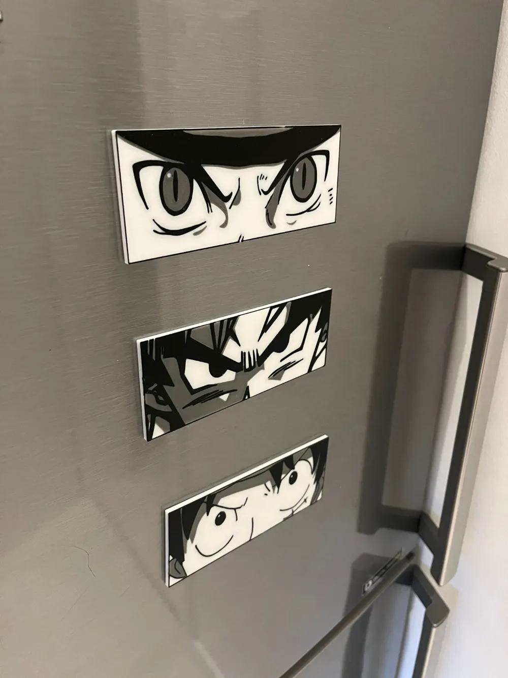 Anime Magnets: Goku, Luffy, and Naruto by Tarik77 - MakerWorld