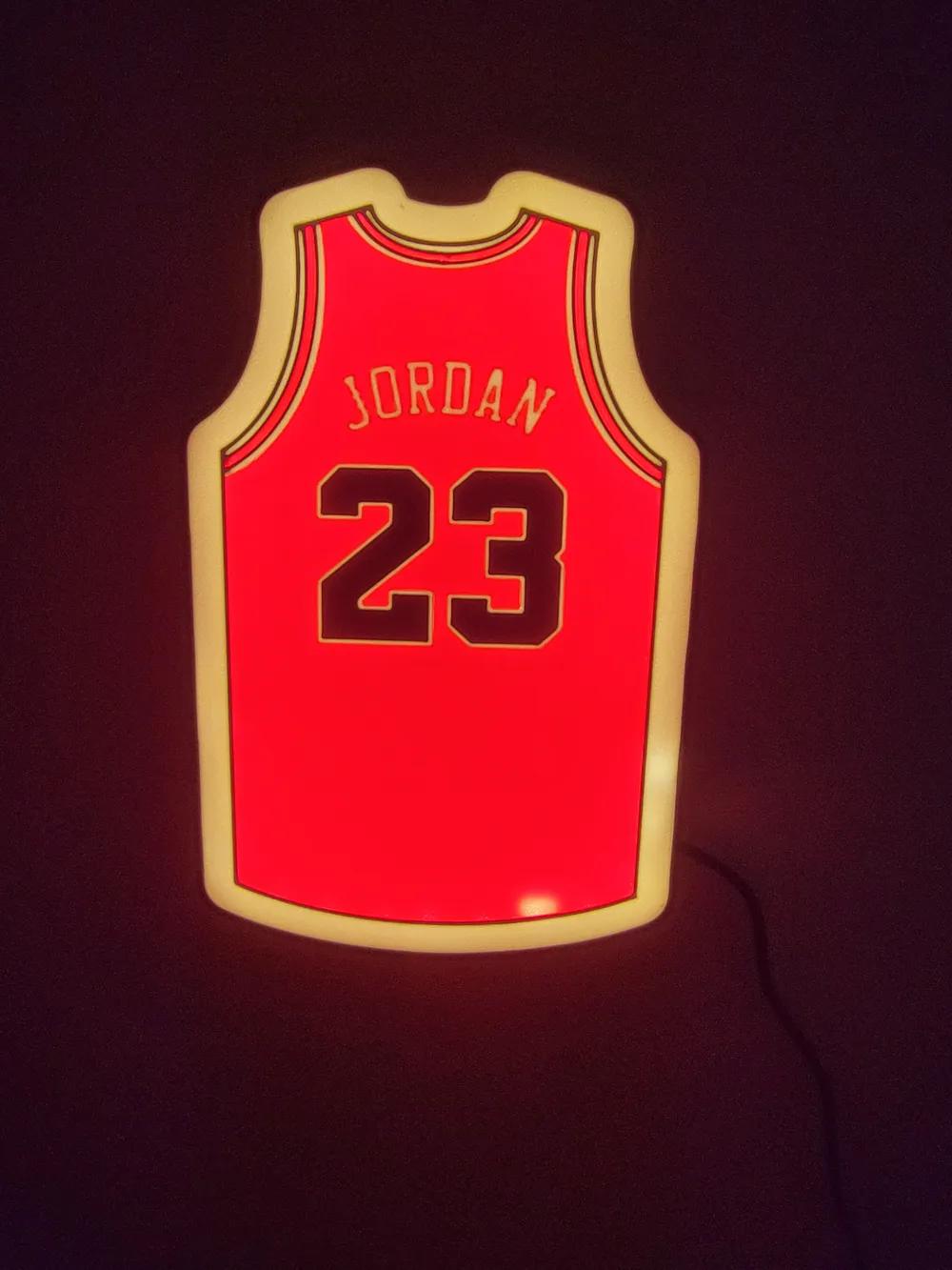Michael Jordan Jersey LED Lightbox by Ronzo MakerWorld: Download Free ...