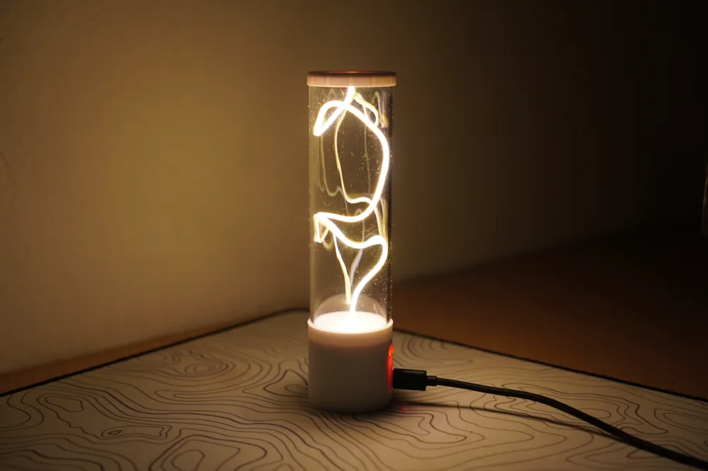 Rechargeable Unique Wobbly Design Desk Led Lamp by BorgoTechSpace ...