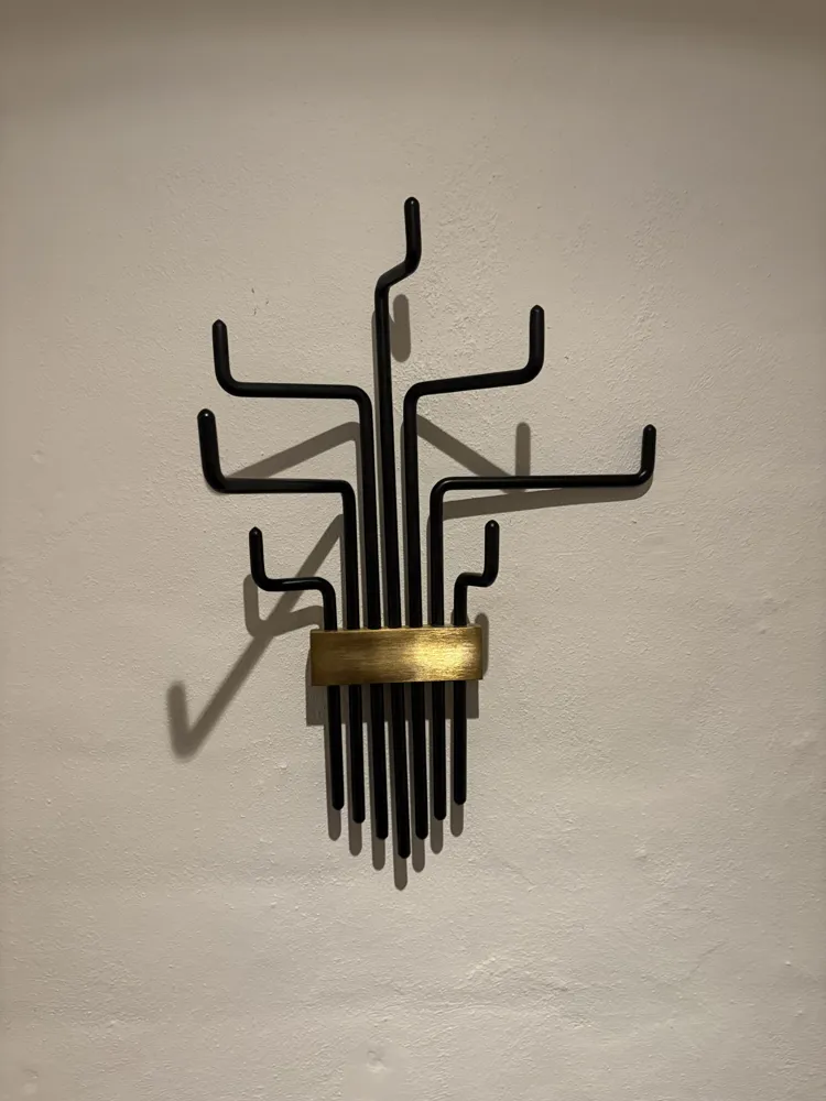 Architectural Wall Coat Rack – Modern Design - Free 3D Print Model ...