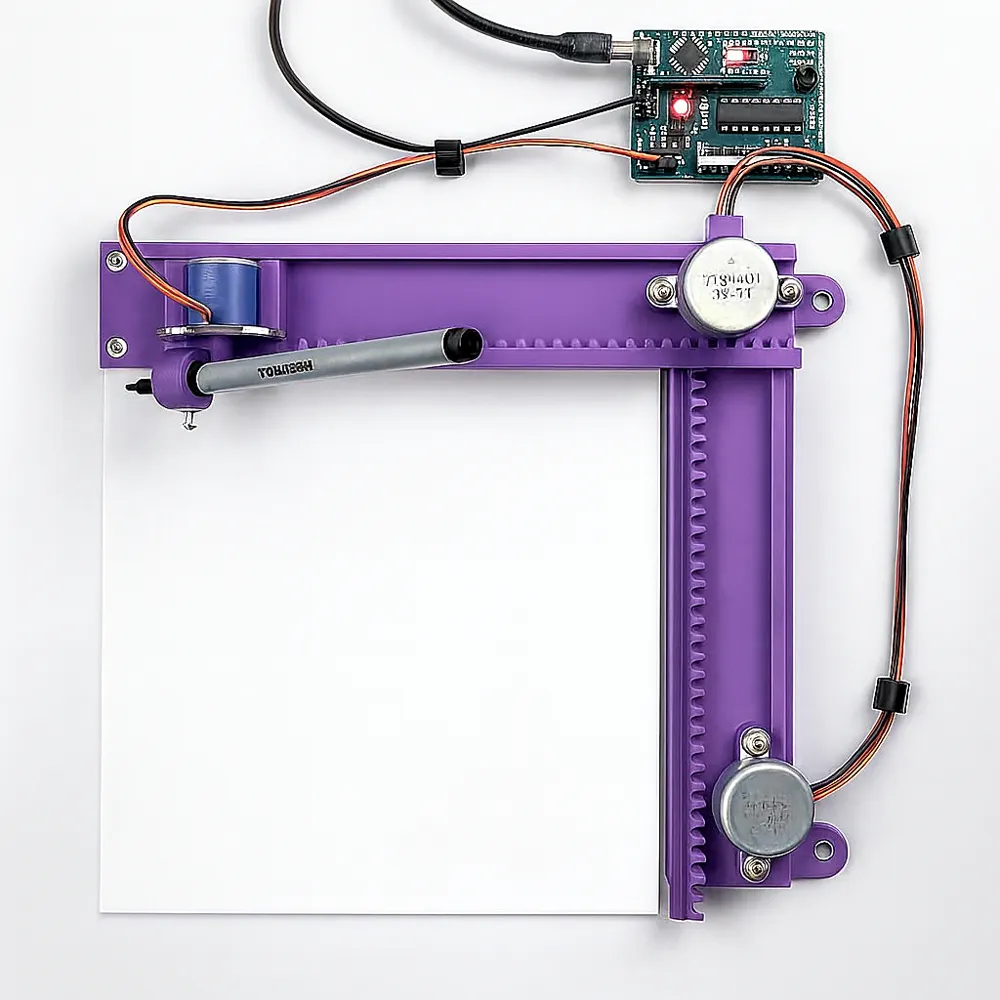 Mini plotter de pluma CNC Arduino por arnav goyal MakerWorld: Descarga ...