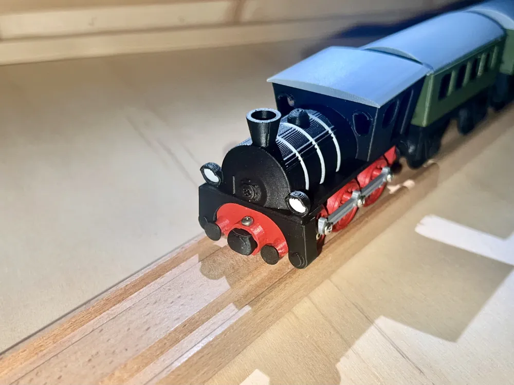 Emma steam locomotive for wooden railways - Free 3D Print Model ...