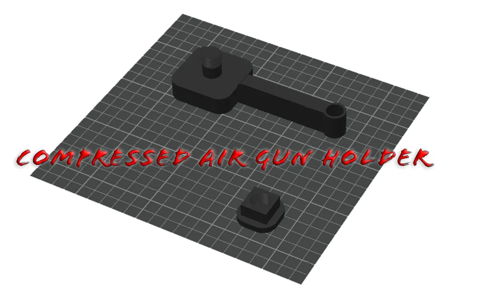 Compressed air gun holder by AndreAR - MakerWorld