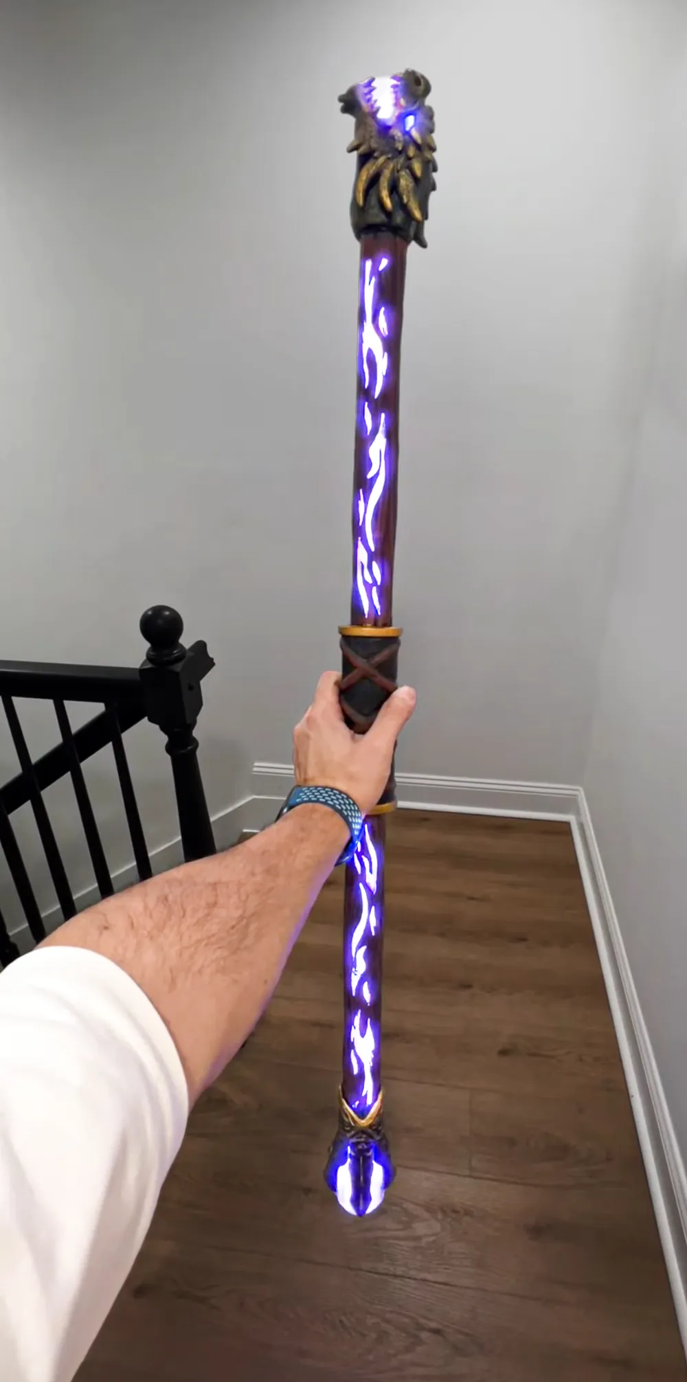 The Dragon Lord's War Scepter ( LED Cosplay Prop ) - Free 3D Print ...