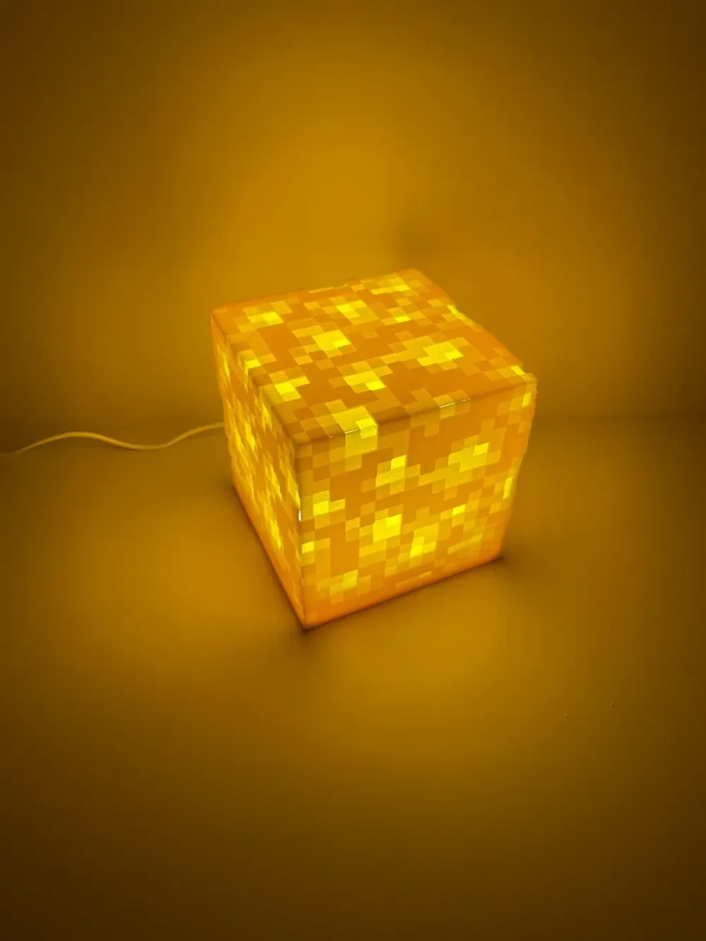 Minecraft Glowstone Night Light by 邋里邋遢 - MakerWorld