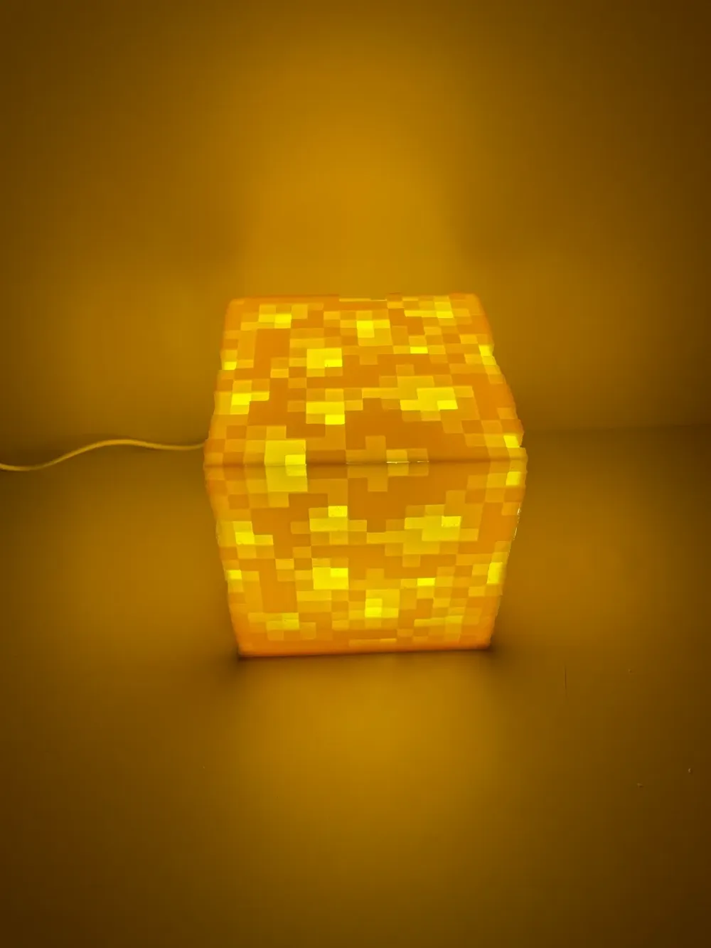 Minecraft Glowstone Night Light by 邋里邋遢 - MakerWorld