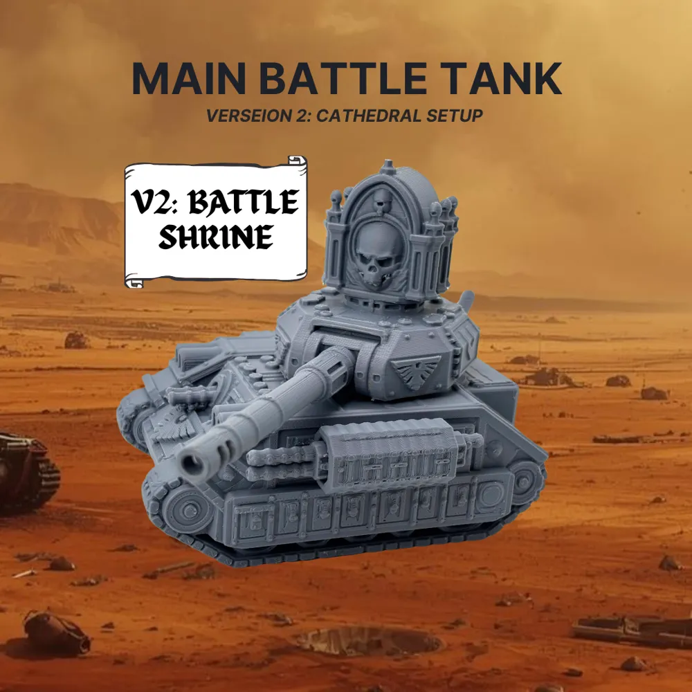 Devastator Main Battle Tank - Table top Wargame - Free 3D Print Model ...