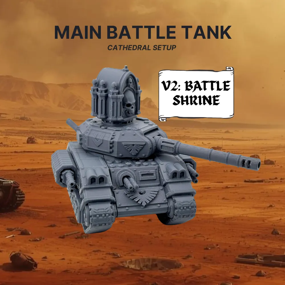 Devastator Main Battle Tank - Table top Wargame - Free 3D Print Model ...