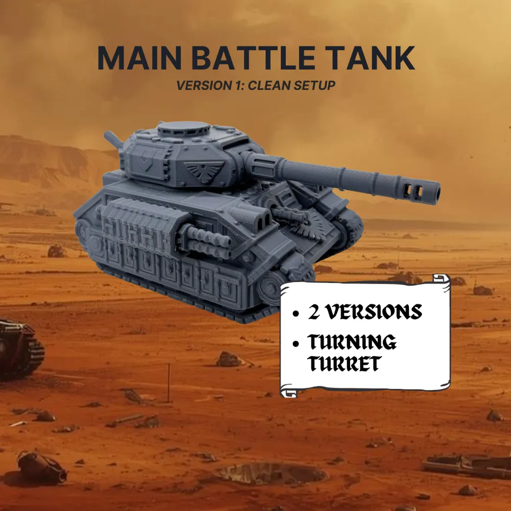 Imperial Devastator Tank - WH 40k inspired by MR_K MakerWorld: Download ...