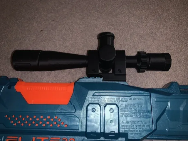 Nerf Sniper Scope Attachment by AidenTuaMakerWorld: Download Free 3D Models