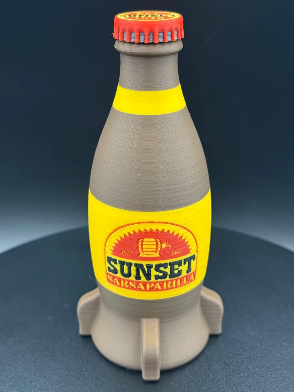 Fallout Sunset Sarsaparilla AMS Bottle & Cap 2025 by Faran3DMakerWorld ...