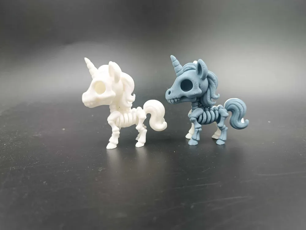 Skeletal Unicorn My Little Pony -No AMS-Multicolor - Free 3D Print Model - MakerWorld