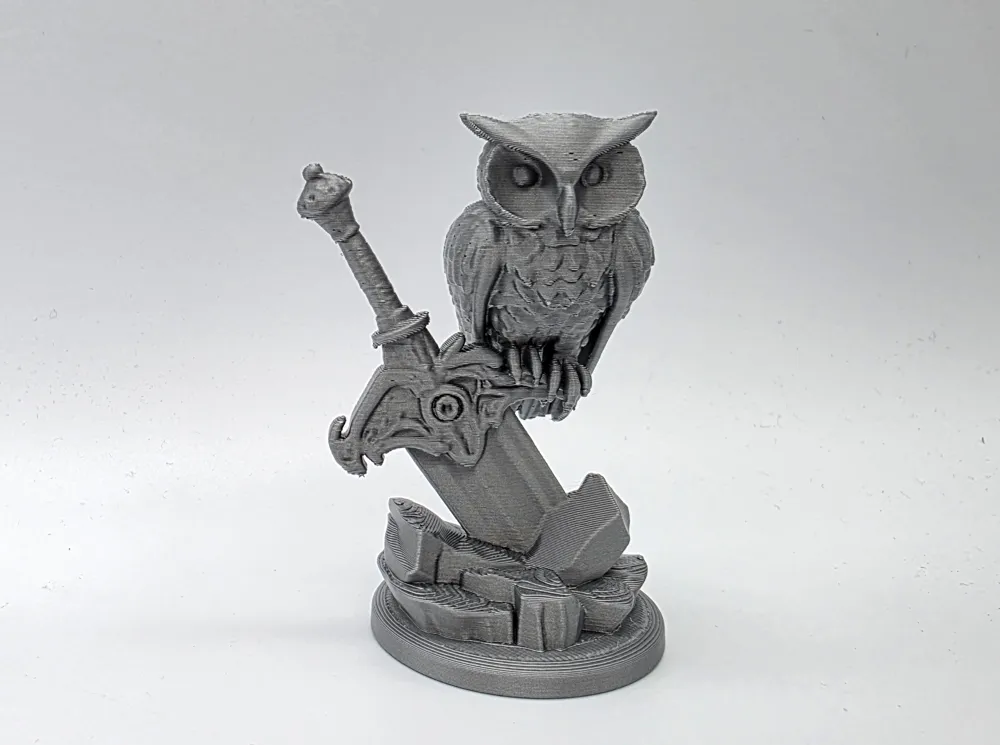 Owl on the Sword Miniature 2 by Triple G Workshop MakerWorld: Download ...