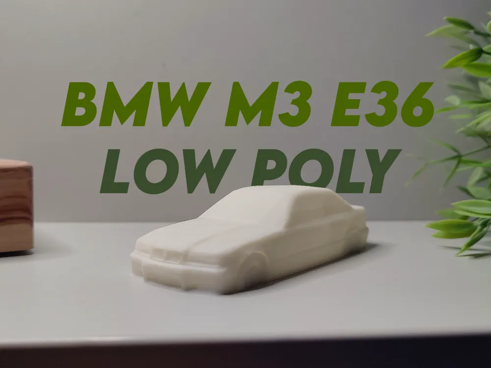 BMW M3 E46 Low Poly by peter_nitsche - MakerWorld