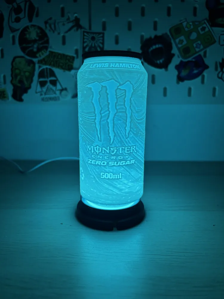 Monster energy Lewis Hamilton - Free 3D Print Model - MakerWorld