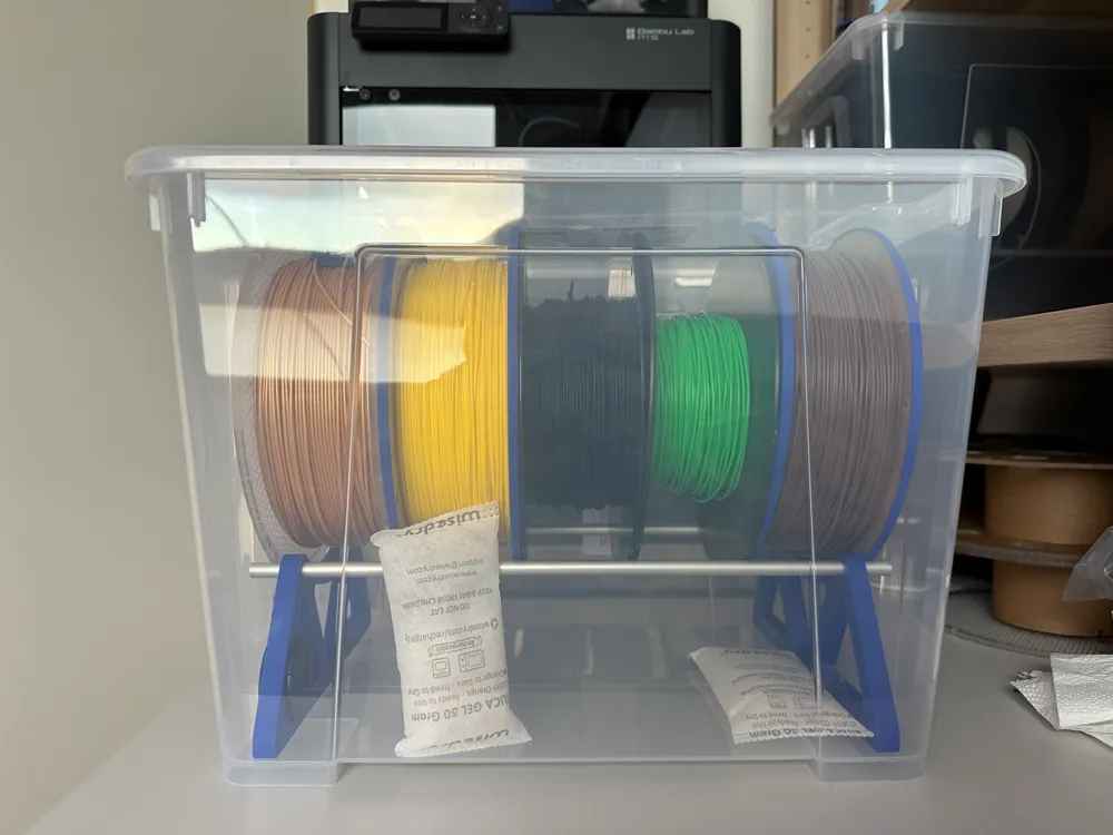 Up to 5 Rolls! Simple Filament Stand for IKEA SAMLA by TobyStoe ...