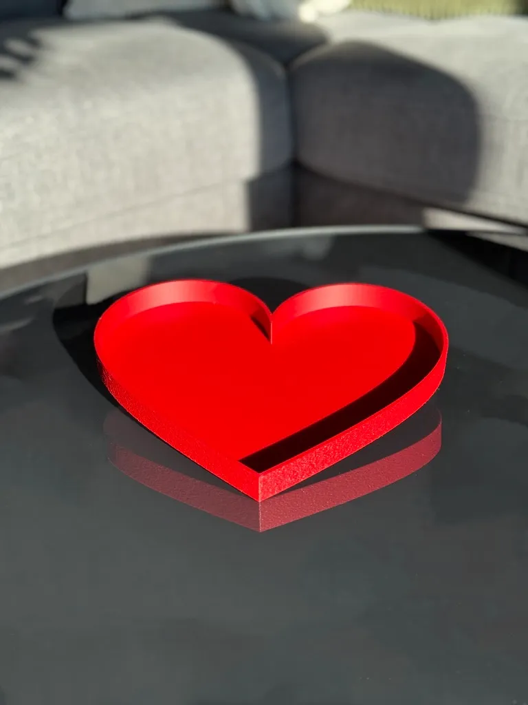 Plateau Cœur de la Saint-Valentin (différentes tailles) - Modèle d ...