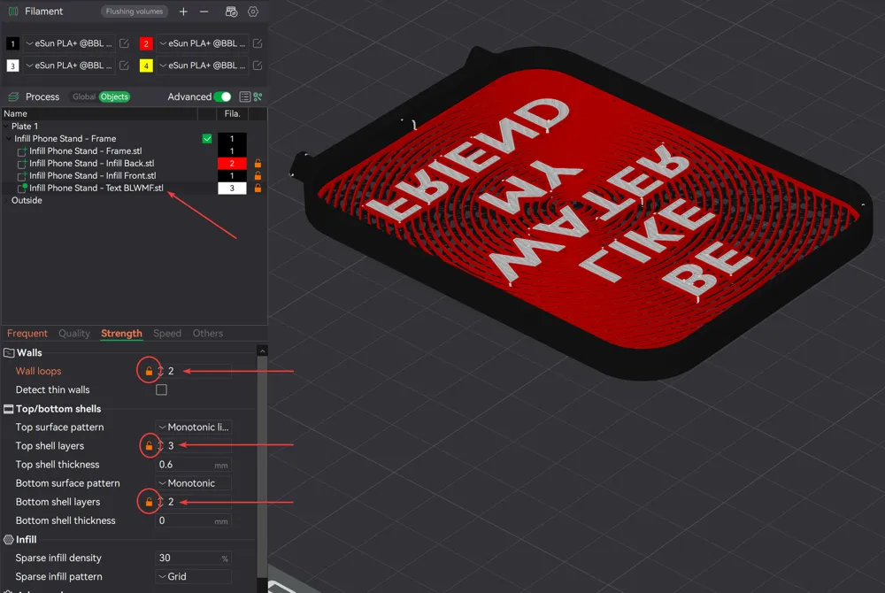 Customisable Infill Phone Stand by KYZ Design - MakerWorld