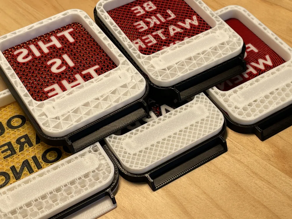 Customisable Infill Phone Stand by KYZ Design - MakerWorld