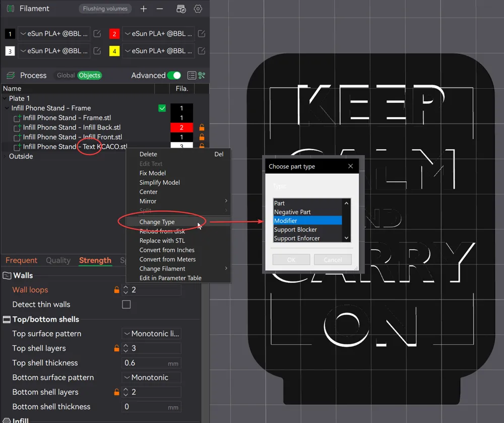 Customisable Infill Phone Stand by KYZ Design - MakerWorld