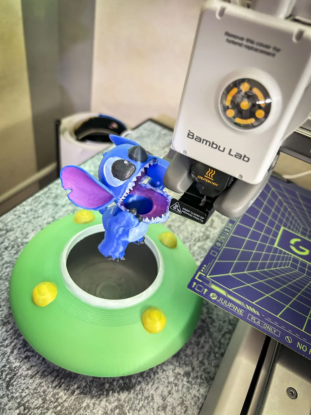 Stitch Poop Collector für Bambu Lab A1 & A1 Mini by Master Calibär ...