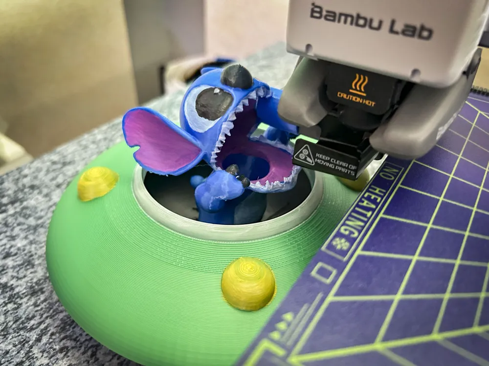 Stitch Poop Collector für Bambu Lab A1 & A1 Mini by Master Calibär ...