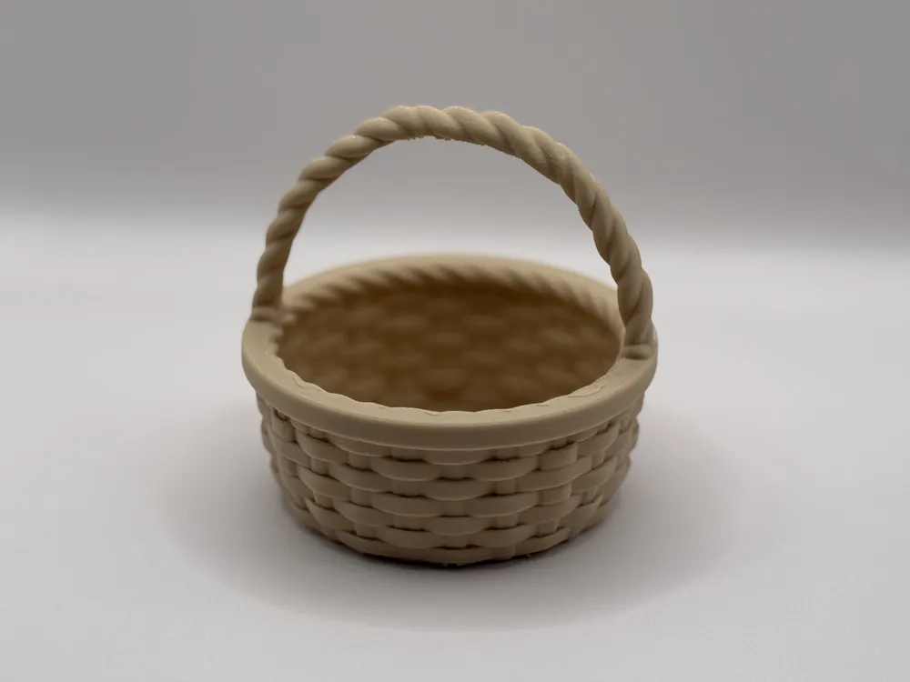 Woven Easter Basket - Free 3D Print Model - MakerWorld