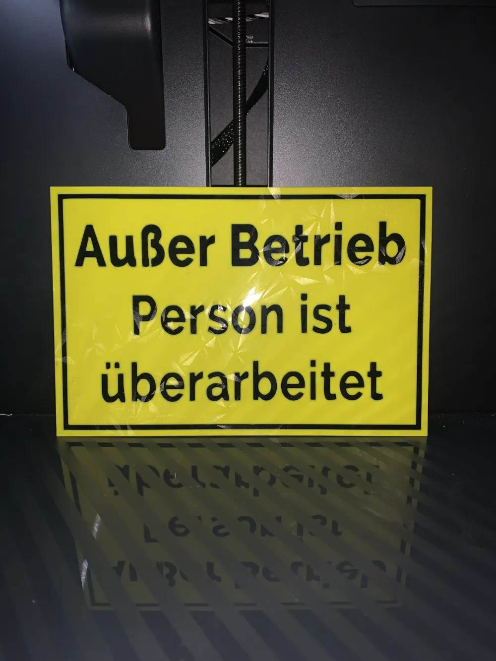 Lustiges Schild: Außer Betrieb.... by gare-sb - MakerWorld