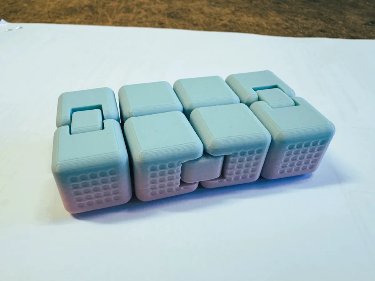 Fidget Infinity cube - Textured - Free 3D Print Model - MakerWorld