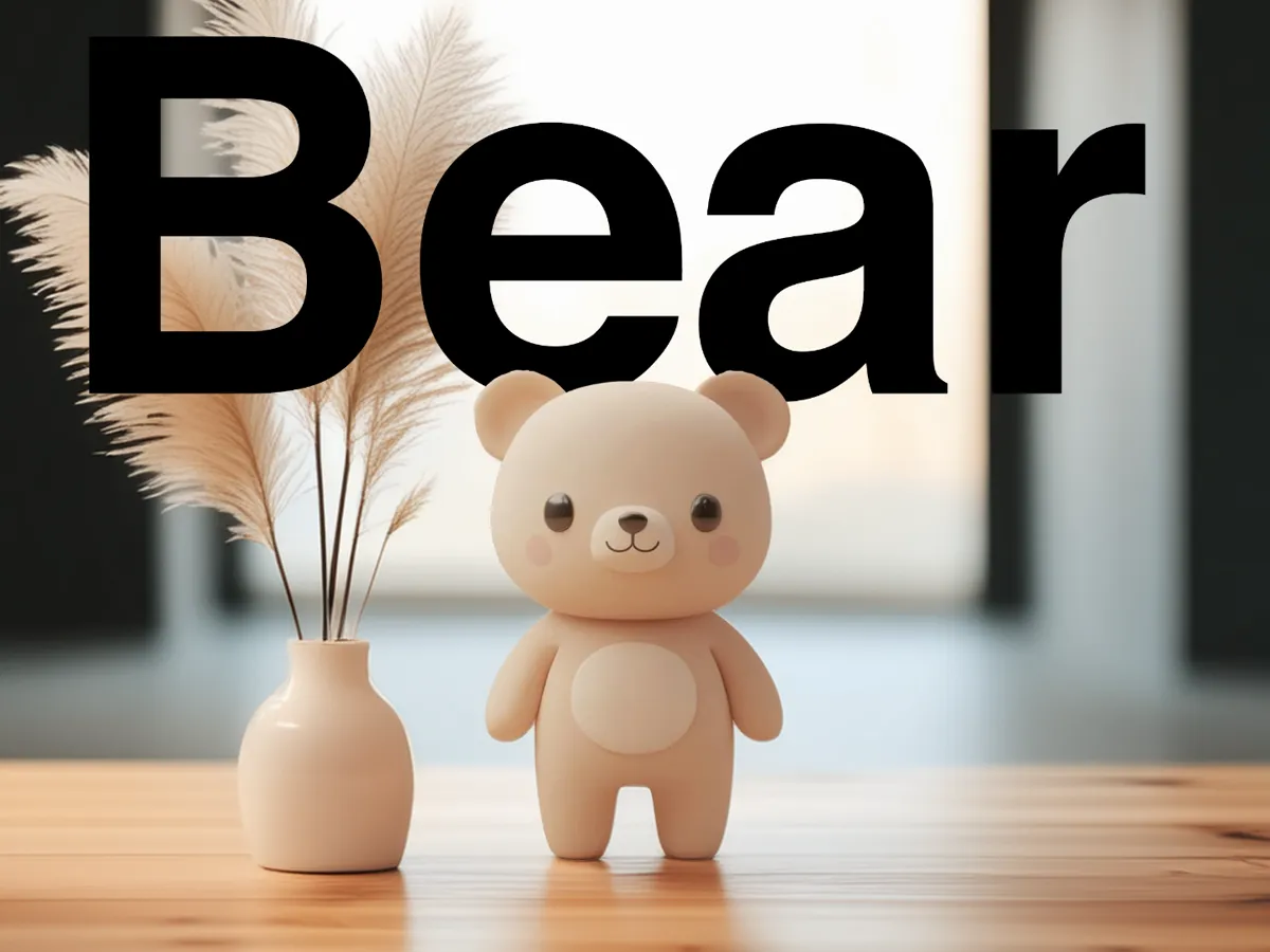 Cute Bear - Free 3D Print Model - MakerWorld