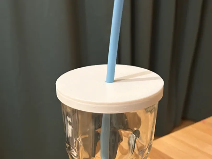 Straw lid for Ikea Pokal 65cl - Free 3D Print Model - MakerWorld