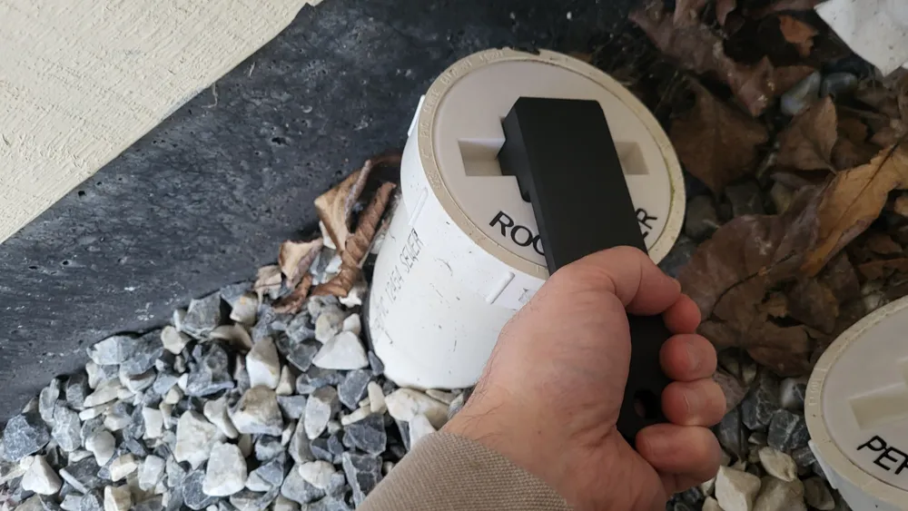 Plug for 4 Inch PVC Clean Out (and wrench) by Tyler MakerWorld ...