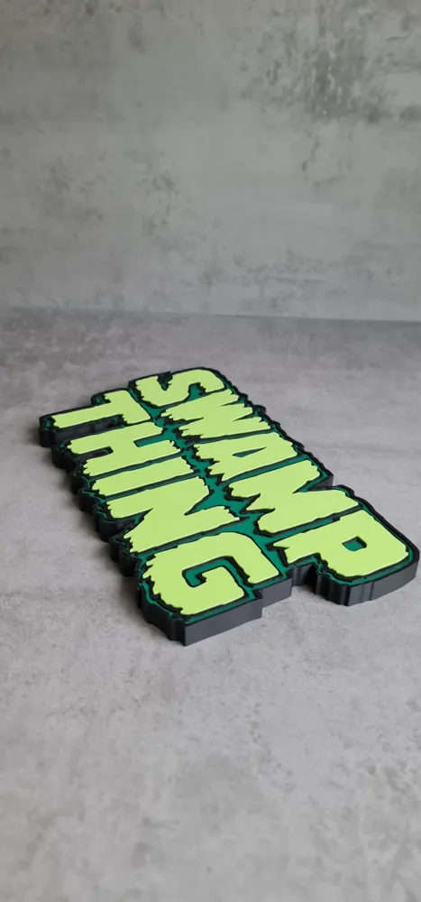 Swamp Thing Logo / Sign - Free 3D Print Model - MakerWorld