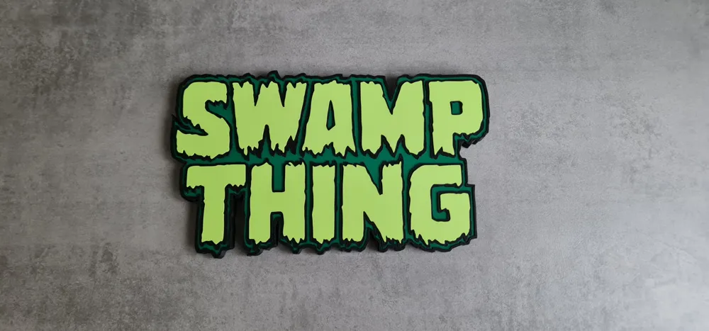 Swamp Thing Logo / Sign - Free 3D Print Model - MakerWorld