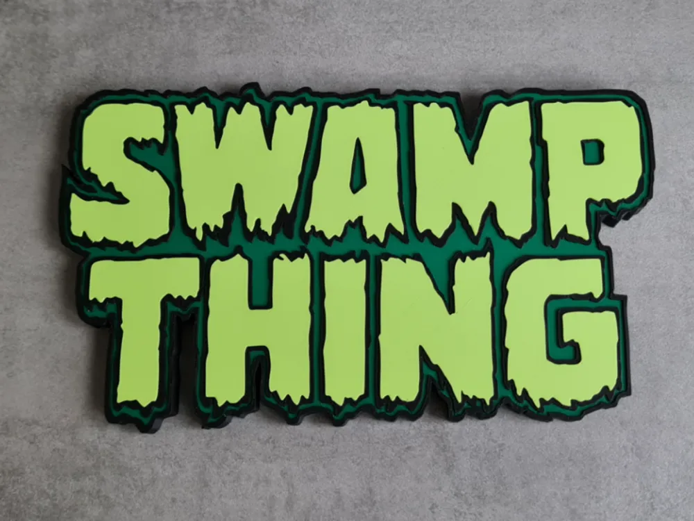 Swamp Thing Logo / Sign - Free 3D Print Model - MakerWorld