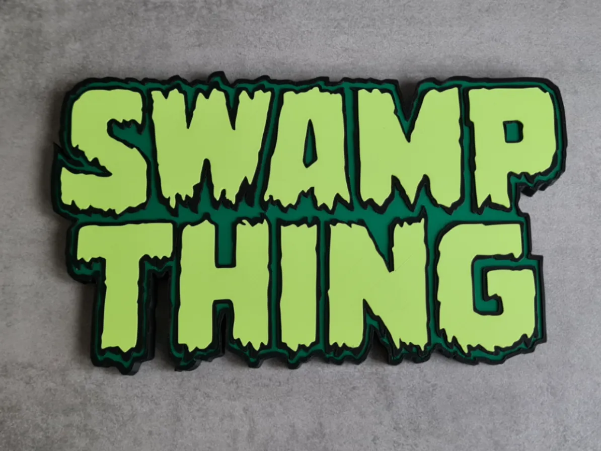 Swamp Thing Logo / Sign - Free 3D Print Model - MakerWorld