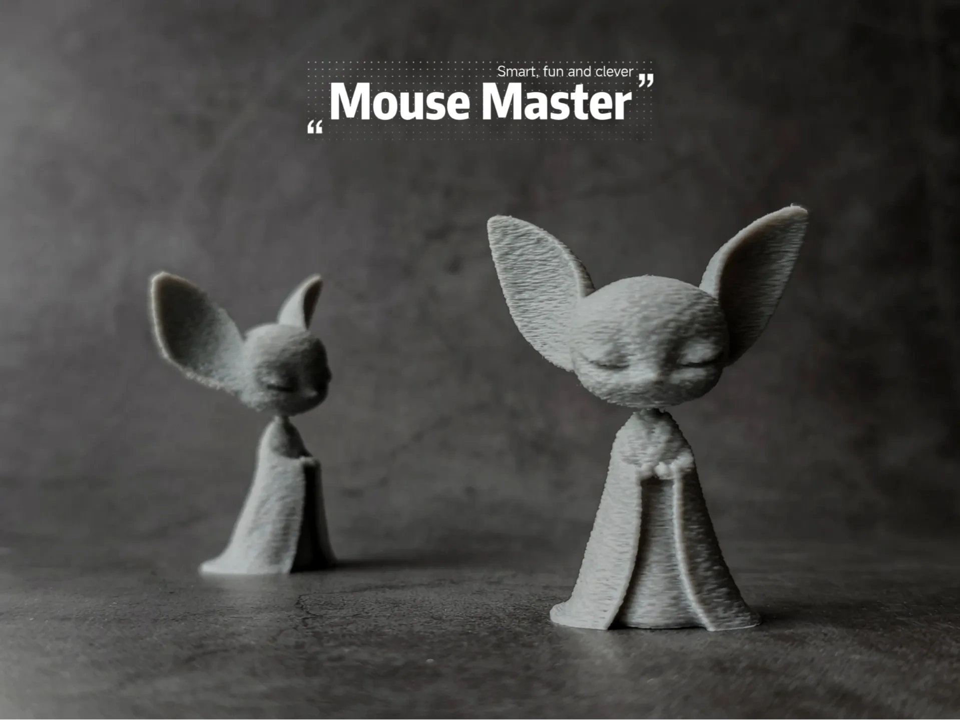 Master Mouse Miniature Animal Figurine Art Piece by 云朵朵小姐姐的爸爸 - MakerWorld