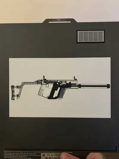 Hueforge - Kriss Vector X光 来自 Sweezy_Bologna1 - MakerWorld