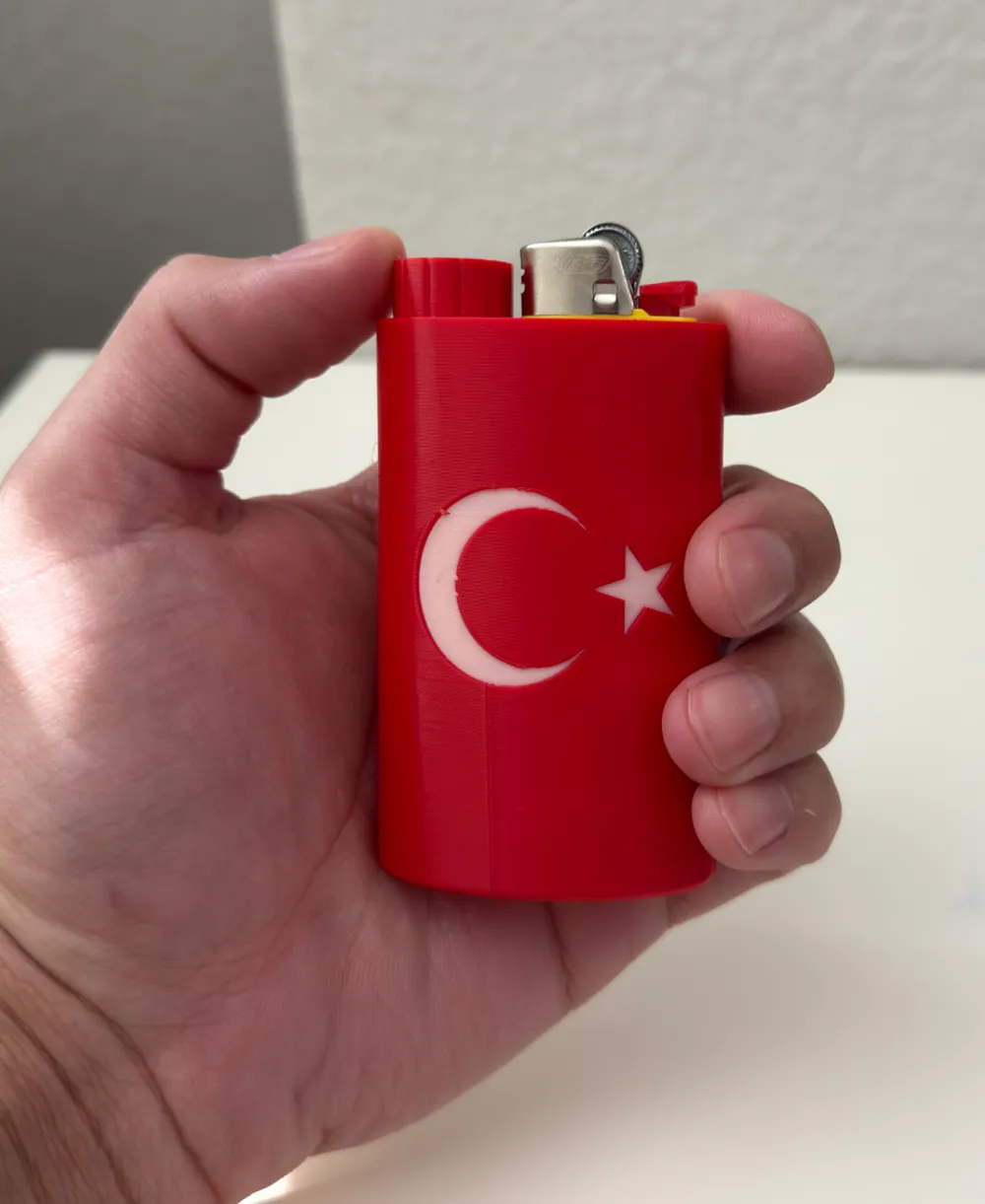 Bic lighter case with cigarette compartment by CA Designs - MakerWorld