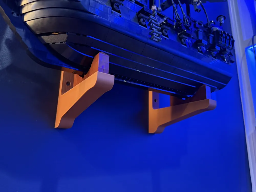 Wall Mount Brick Jack Sparrow's Pirate Ship 10365 - Free 3D Print Model ...