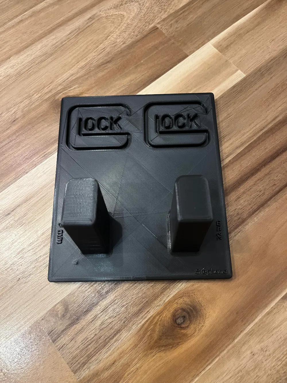 Base double Glock for stand by Lucie 3D - MakerWorld