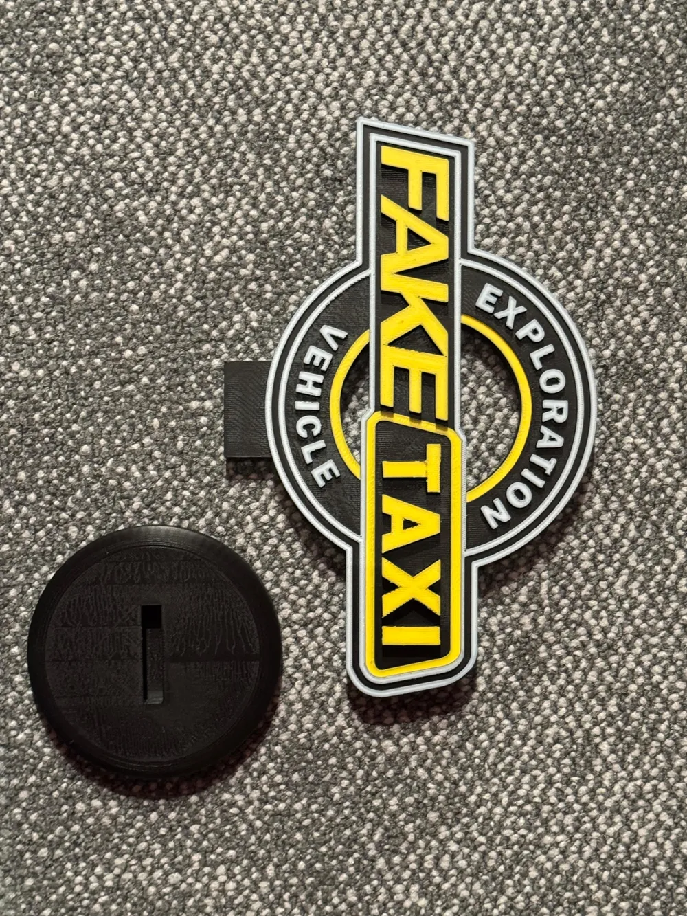 Fake Taxi Sign by RustyBMW_DriverMakerWorld: Download Free 3D Models