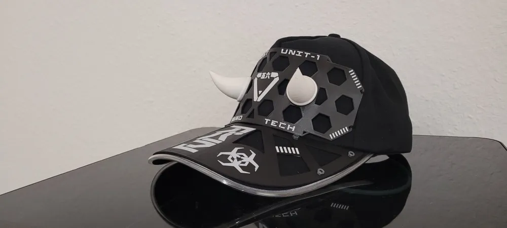 Cyberpunk / Techwear Basecap - Free 3D Print Model - MakerWorld