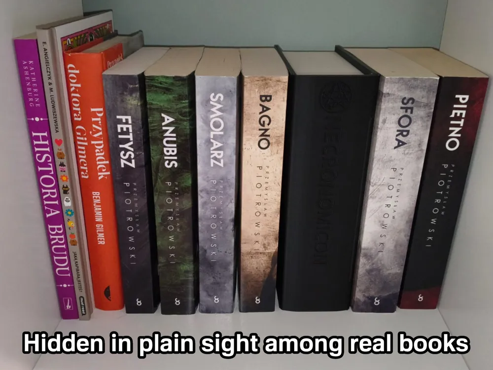 Secret Book Safe – 4 Cover Variants / 2 Sizes - Free 3D Print Model ...